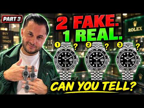 2 gefälschte Rolex-Uhren, 1 echte… Erkennst du den Unterschied? 👀 | Teil 3