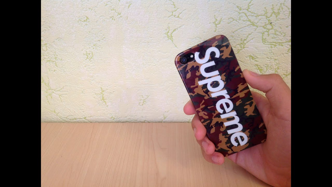 Посылка из Китая #3 [Aliexpress] Чехол SUPREME для iPhone 5 - YouTube