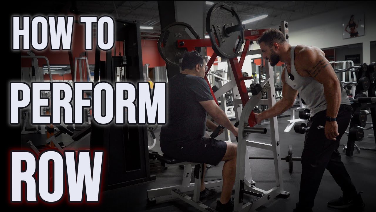 How to Perform a Row (HIT Training) - YouTube