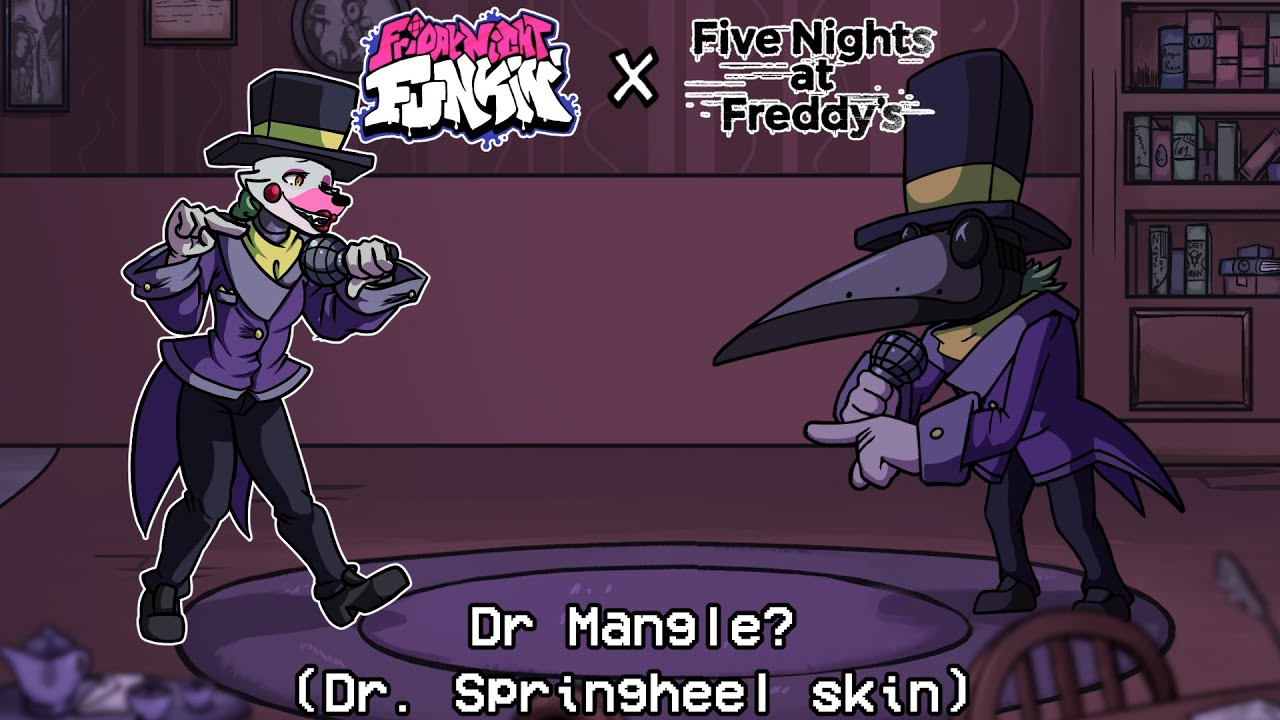 Friday Night Funkin' Mod: Dr Mangle?! (over Dr Springheel) - YouTube
