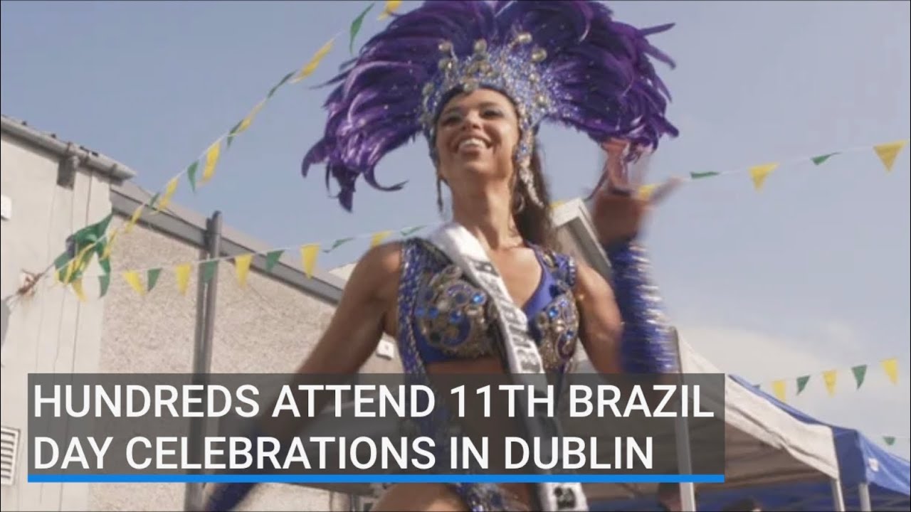Hundreds attend 11th Brazil Day celebrations in Dublin - YouTube