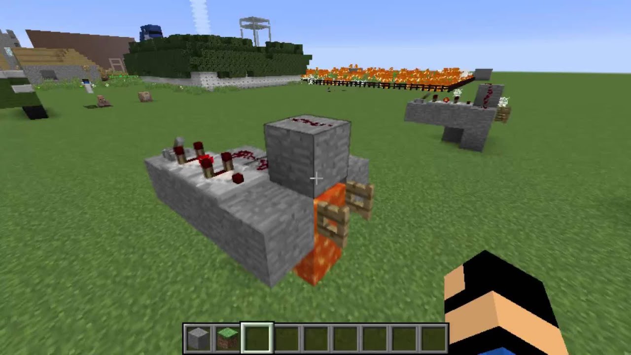 Hoe maak je een machine gun in minecraft! - YouTube