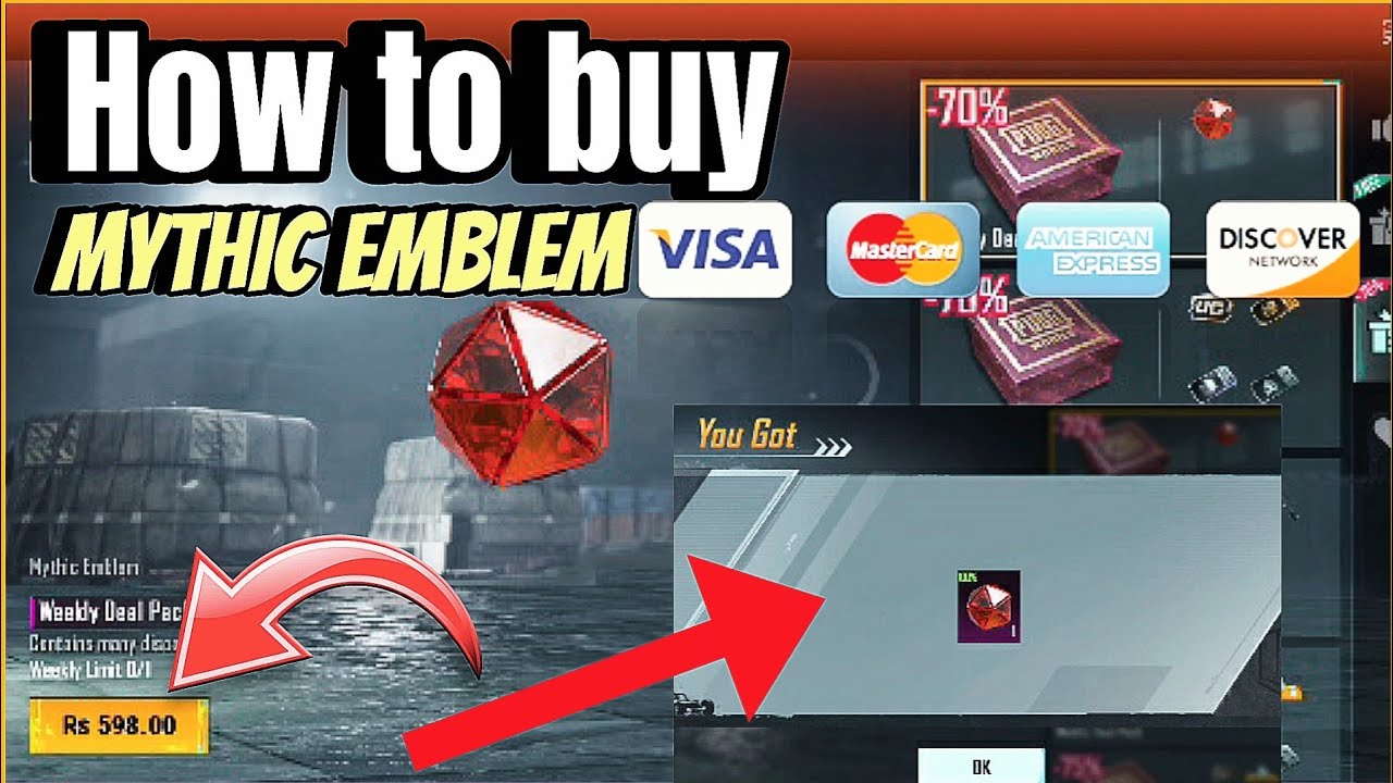 How to buy mythic forge emblem 🔱 how to buy uc with cardit card - YouTube