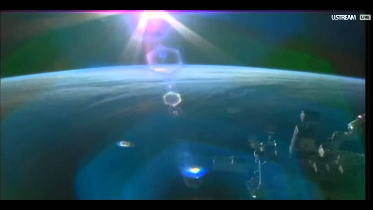 Planet X System NOW seen with sunrise from ISS - YouTube