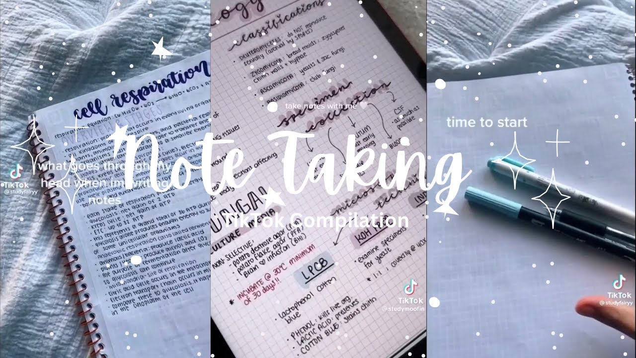 Note Taking Idea TikTok Compilation - YouTube