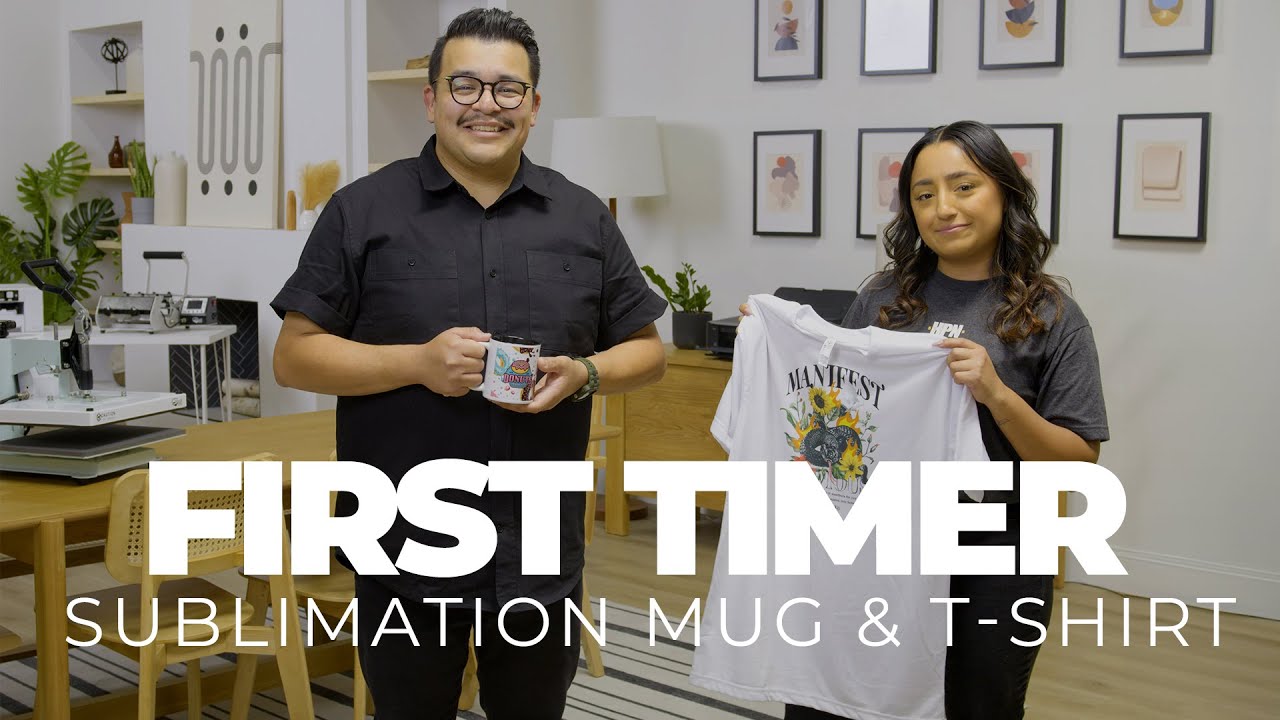 How To Sublimate A T-Shirt and Sublimation Mug - YouTube