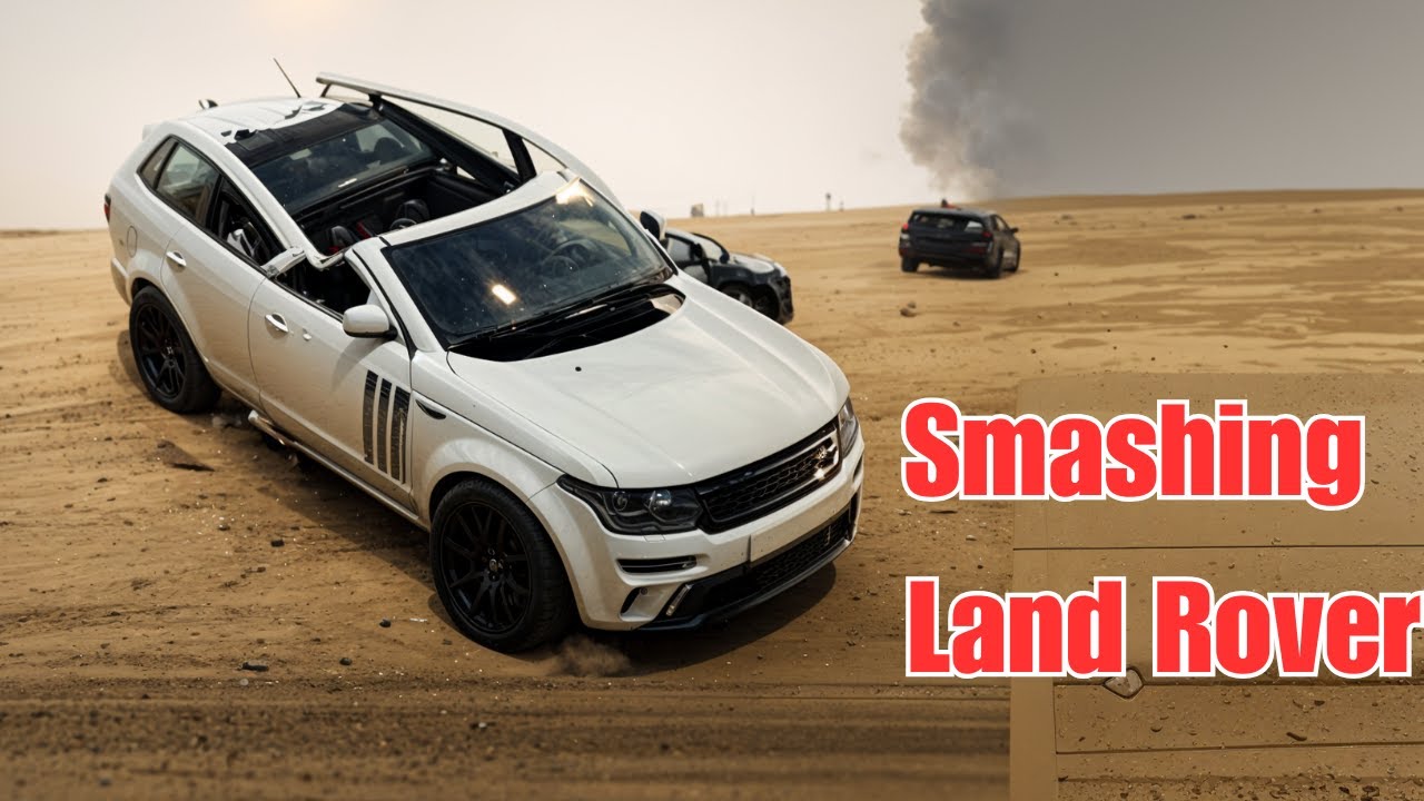 Smashing a Land Rover Model - YouTube