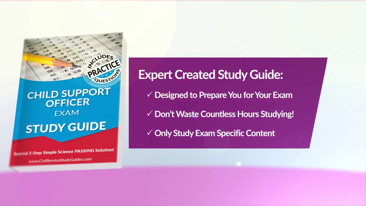 Child Support Officer Test Study Guide - YouTube