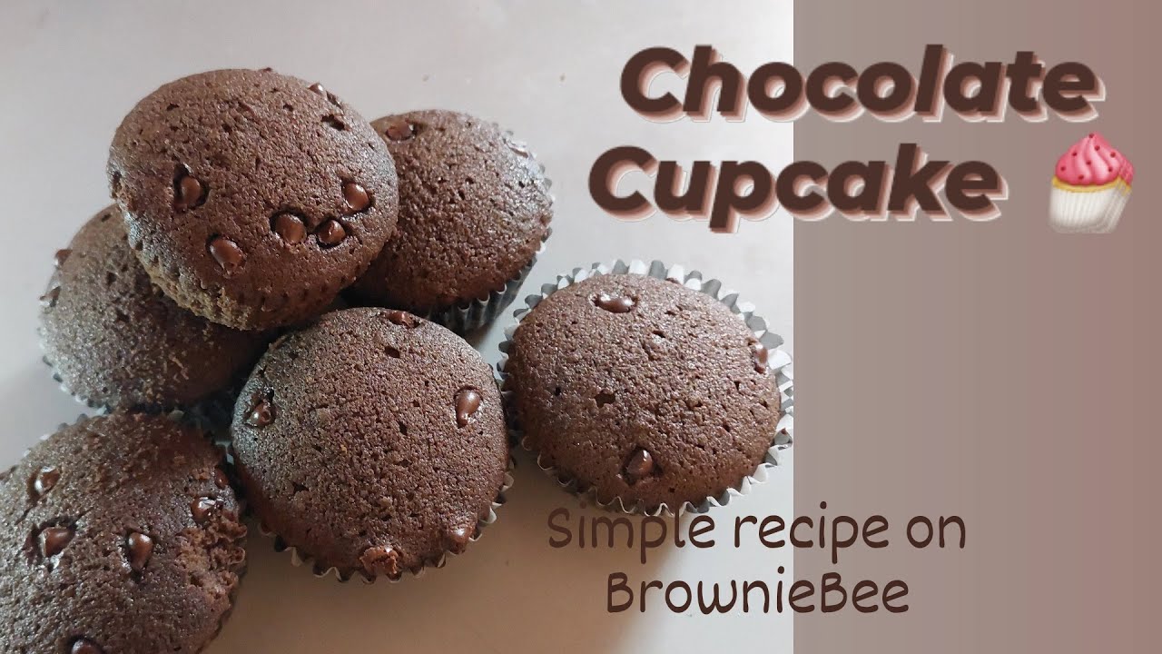 Chocolate Cupcake 🧁| Simple Recipe |BrownieBee 👩🏻‍🍳♥️ - YouTube