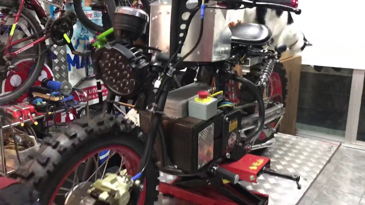 New Gas Tank Coffin Style (E-Bike 72V 2000w) " Predator Bike" - YouTube