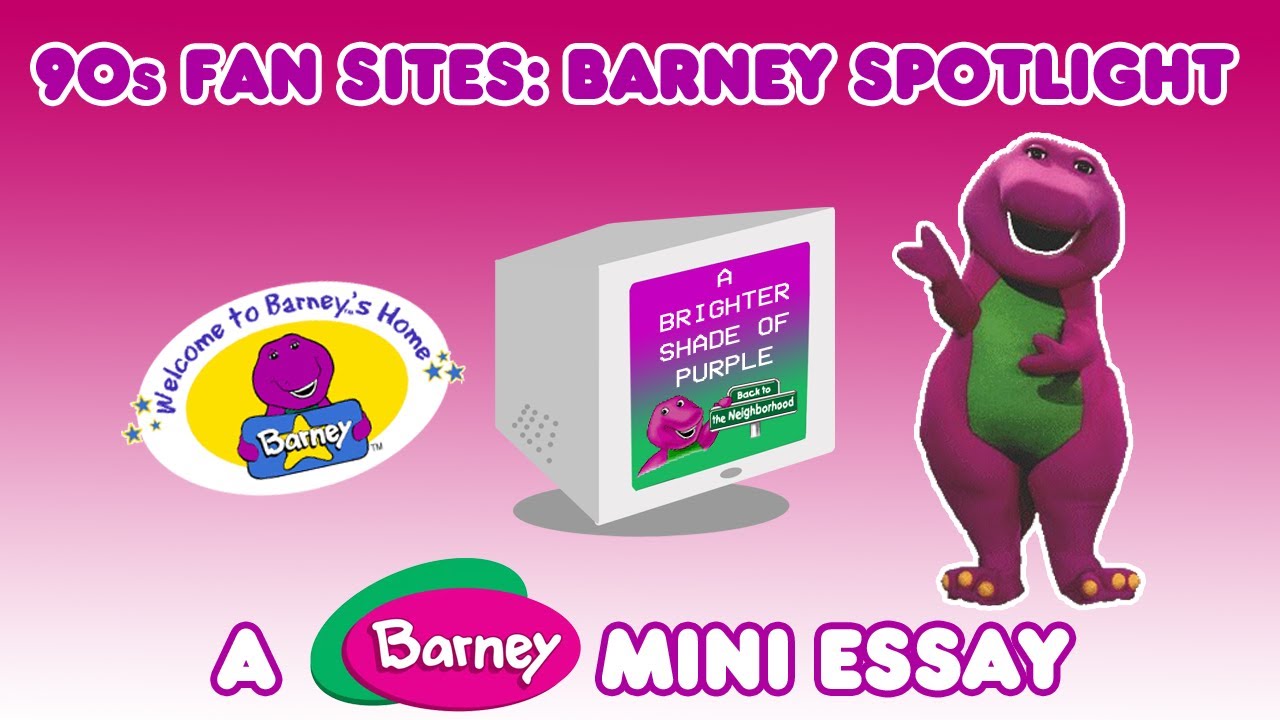 90s Fan Sites: Barney Spotlight (Video Essay) - YouTube
