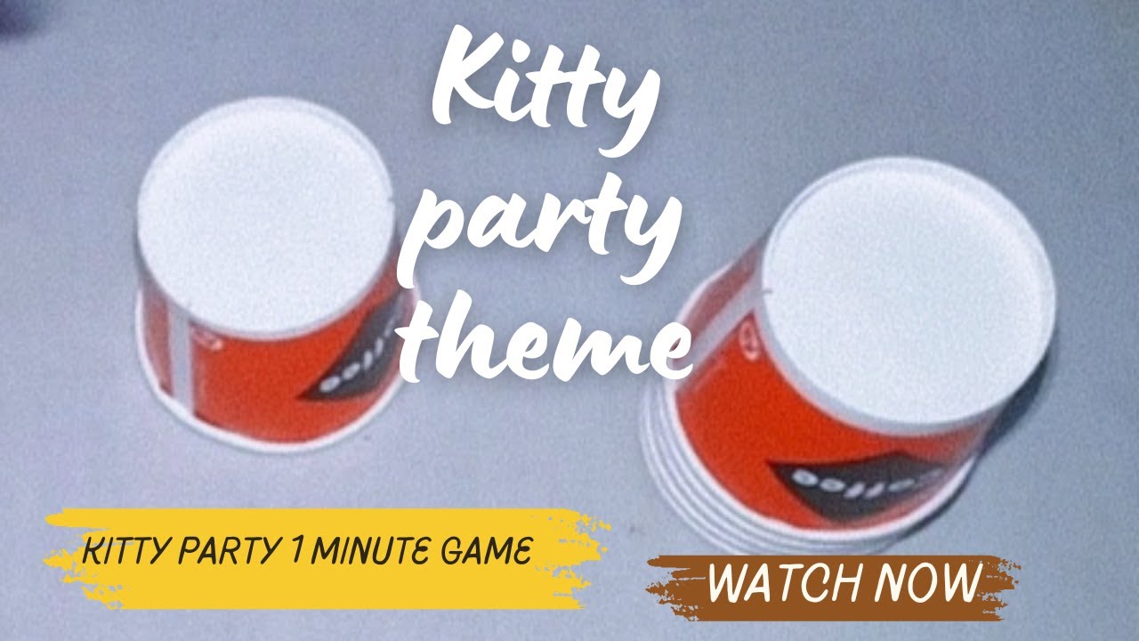 Latest kitty party game for ladies/game for birthday party kitty party ...