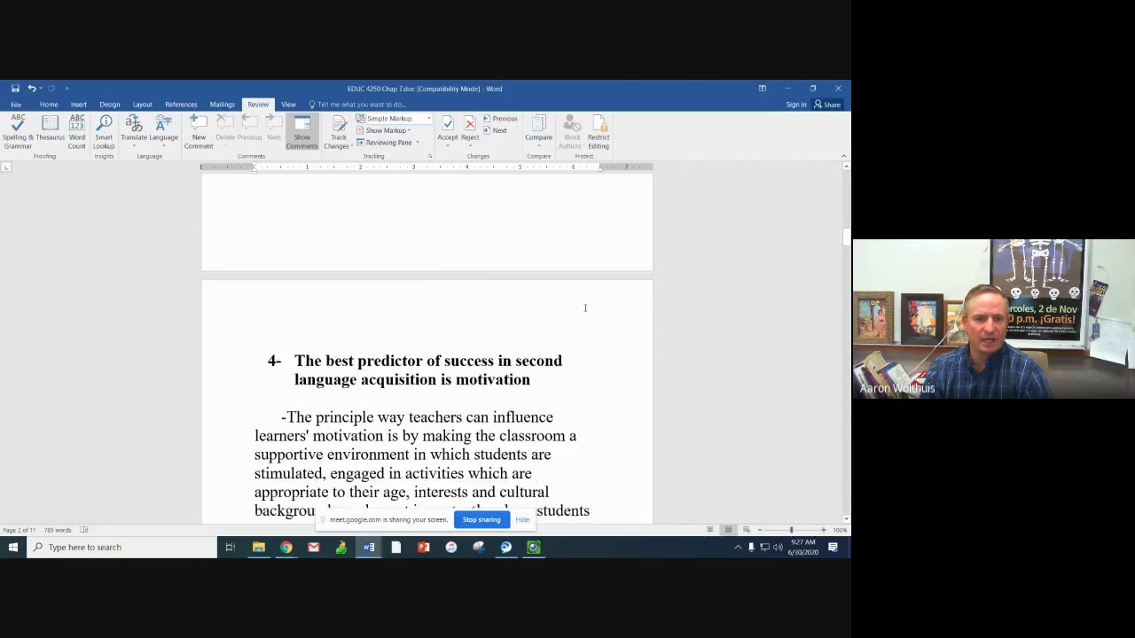 Chapter 7 Commentary How Languages are Learned - YouTube