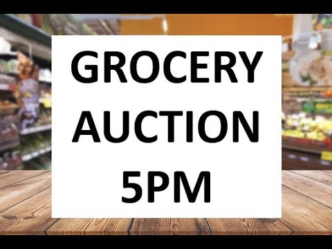 Friday's LIVE Online Grocery Auction Oct 11, 5pm - The Auction Gallery ...
