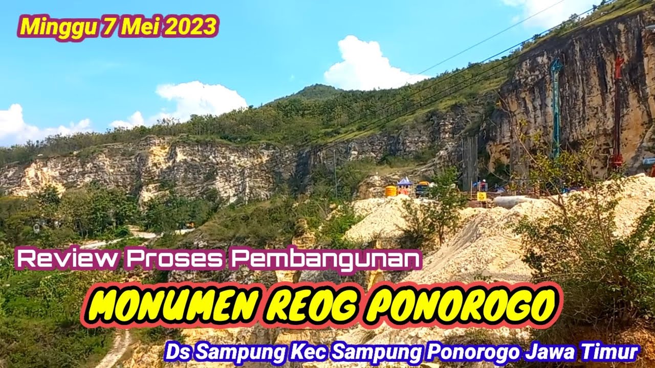 Review Proses Pembangunan Monumen Reog Terbesar Ponorogo - YouTube