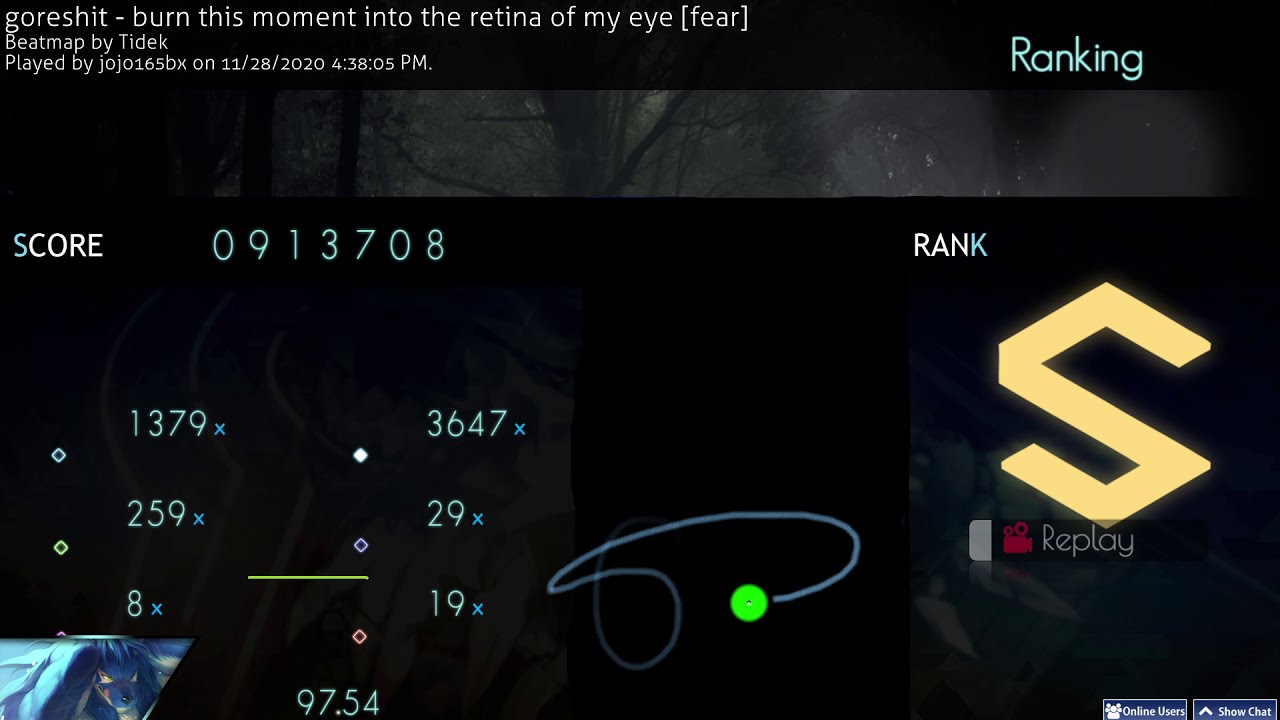 osu! | burn this moment into the retina of my eye - goreshit | S 97.54% ...