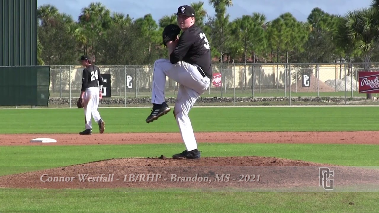 Connor Westfall - 1B/RHP - Brandon, MS - 2021 - YouTube