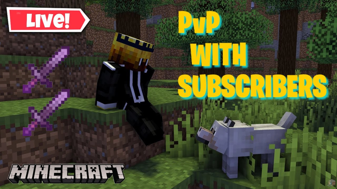 PVP WITH VIEWERS JAVA AND BEDROCK MINECRAFT - YouTube