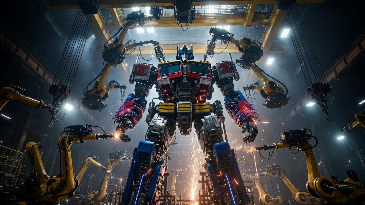 [ASMR] Building Optimus Prime: From Raw Liquid Metal to Autobot Leader ...