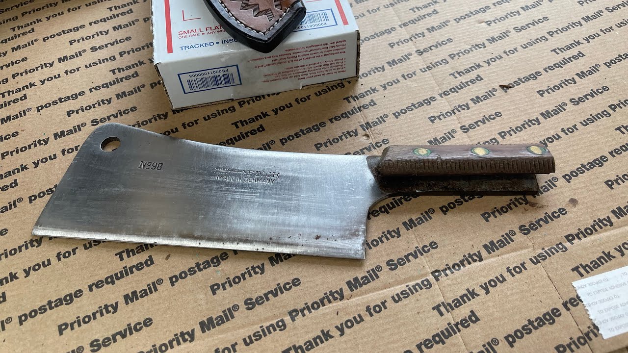 Old cleaver restoration part 1 - YouTube
