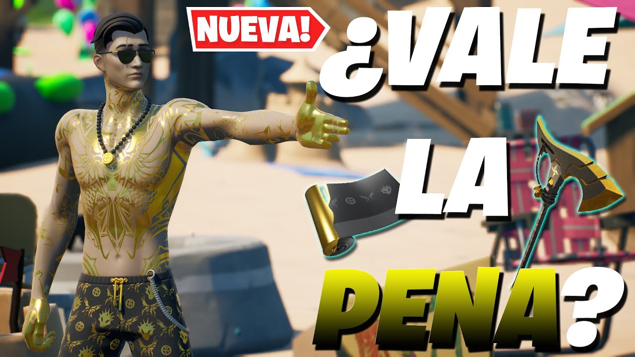 ¿VALE LA PENA COMPRAR LA SKIN DE MIDAS VERANIEGO? | Fortnite: Battle ...