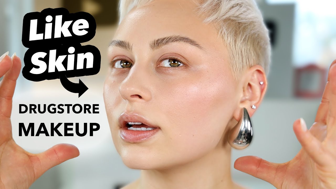 Make your makeup look like skin! *DRUGSTORE EDITION* - YouTube