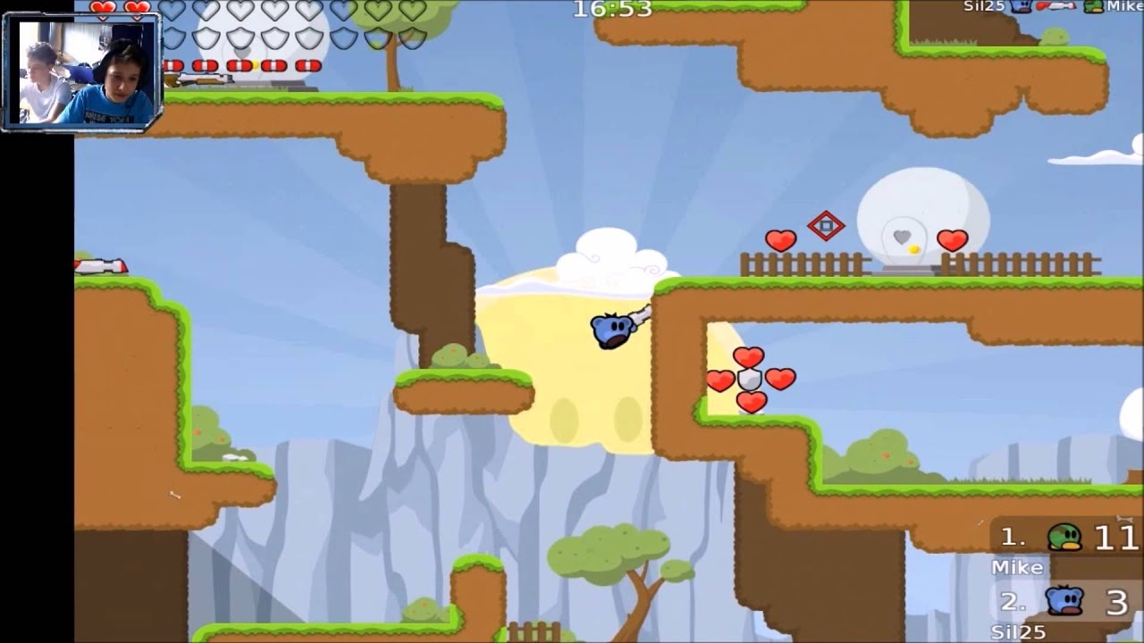 Lets Play TeeWorlds lol met de koala @silvan, Mike - YouTube