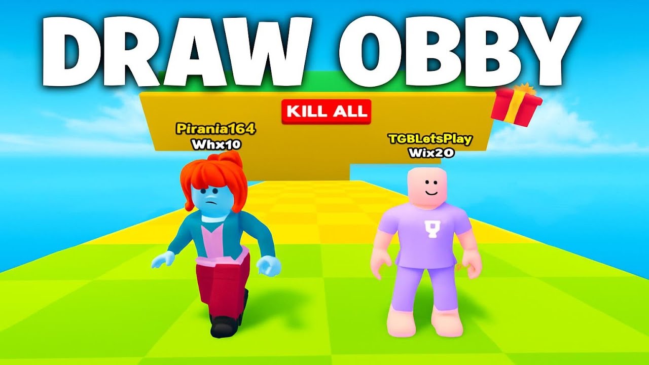 Draw Obby | Roblox | Gameplay, No Commentary - YouTube
