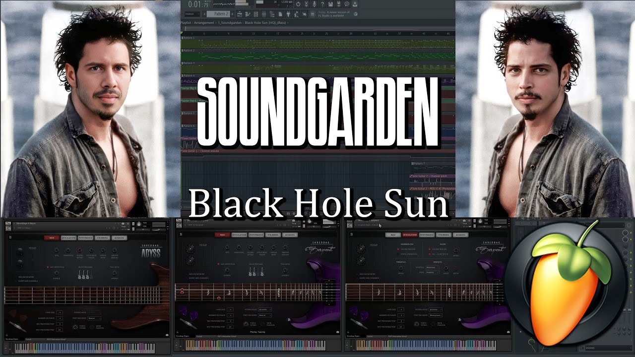 Soundgarden - Black Hole Sun (FL STUDIO INSTRUMENTAL COVER / SHREDDAGE ...