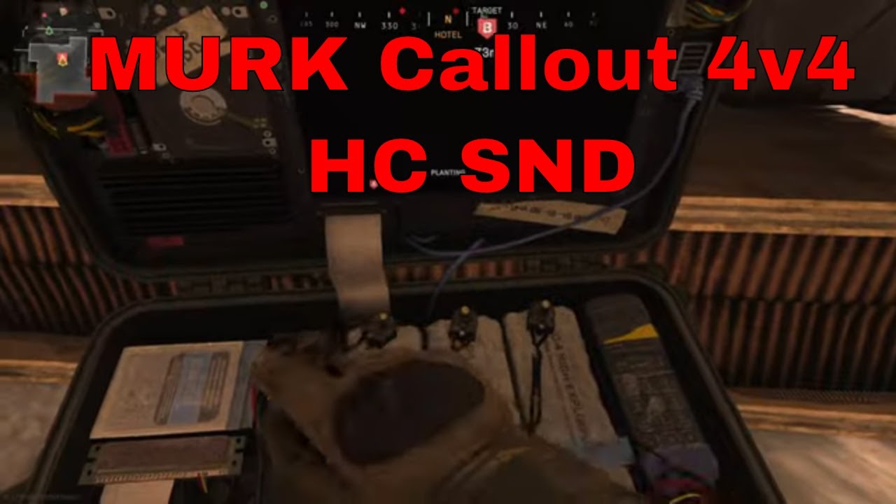 MURK Callout - First Game Mode - Search and Destroy - Call of Duty RAGE ...