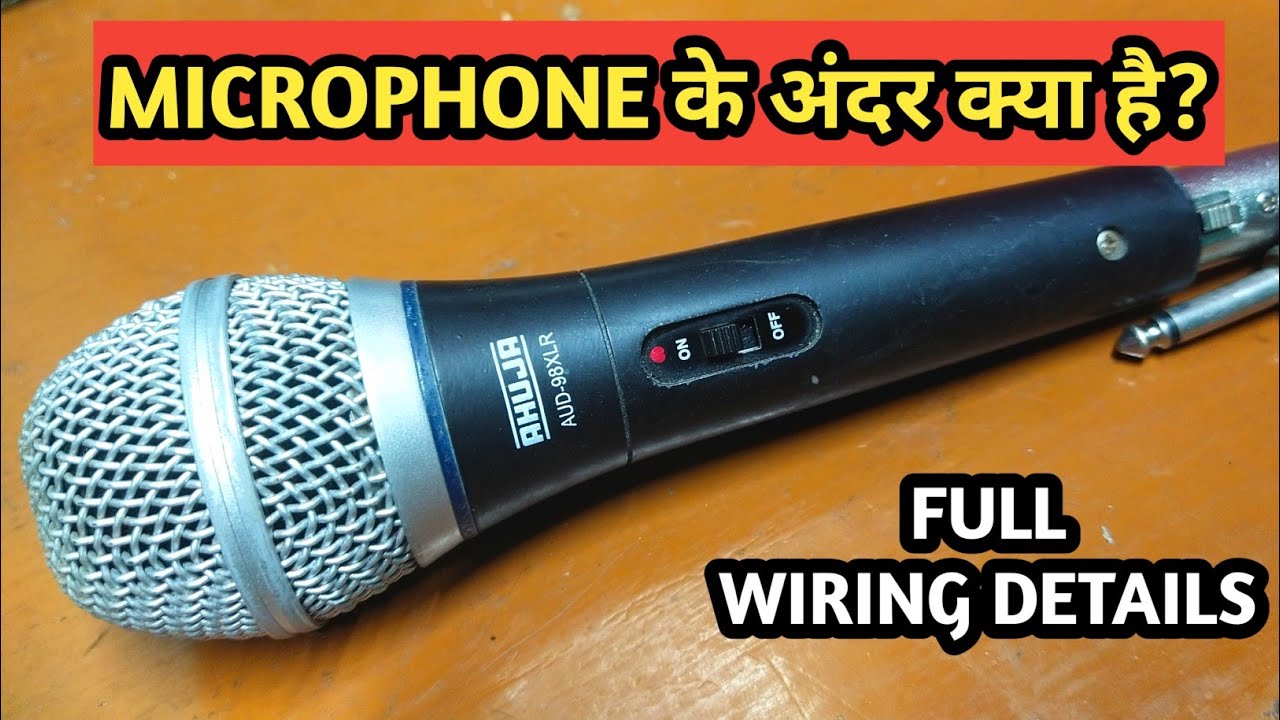 Dynamic Microphone's inside | Ahuja XLR 98 Dynamic Microphone | How To ...