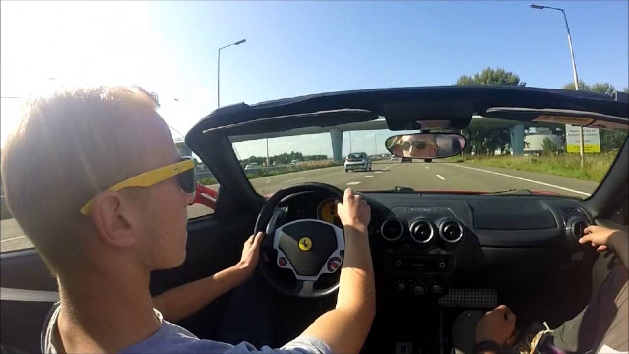 18 Year old drives Ferrari for the first time - YouTube