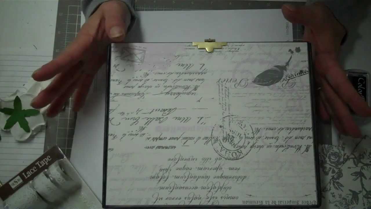 Valentine/Love Letters Box tutorial - YouTube