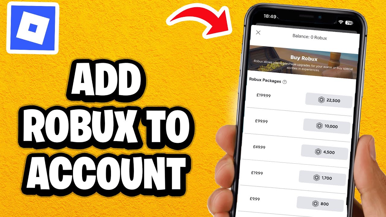 How To Add Robux To Roblox Account - Fastest Guide - YouTube