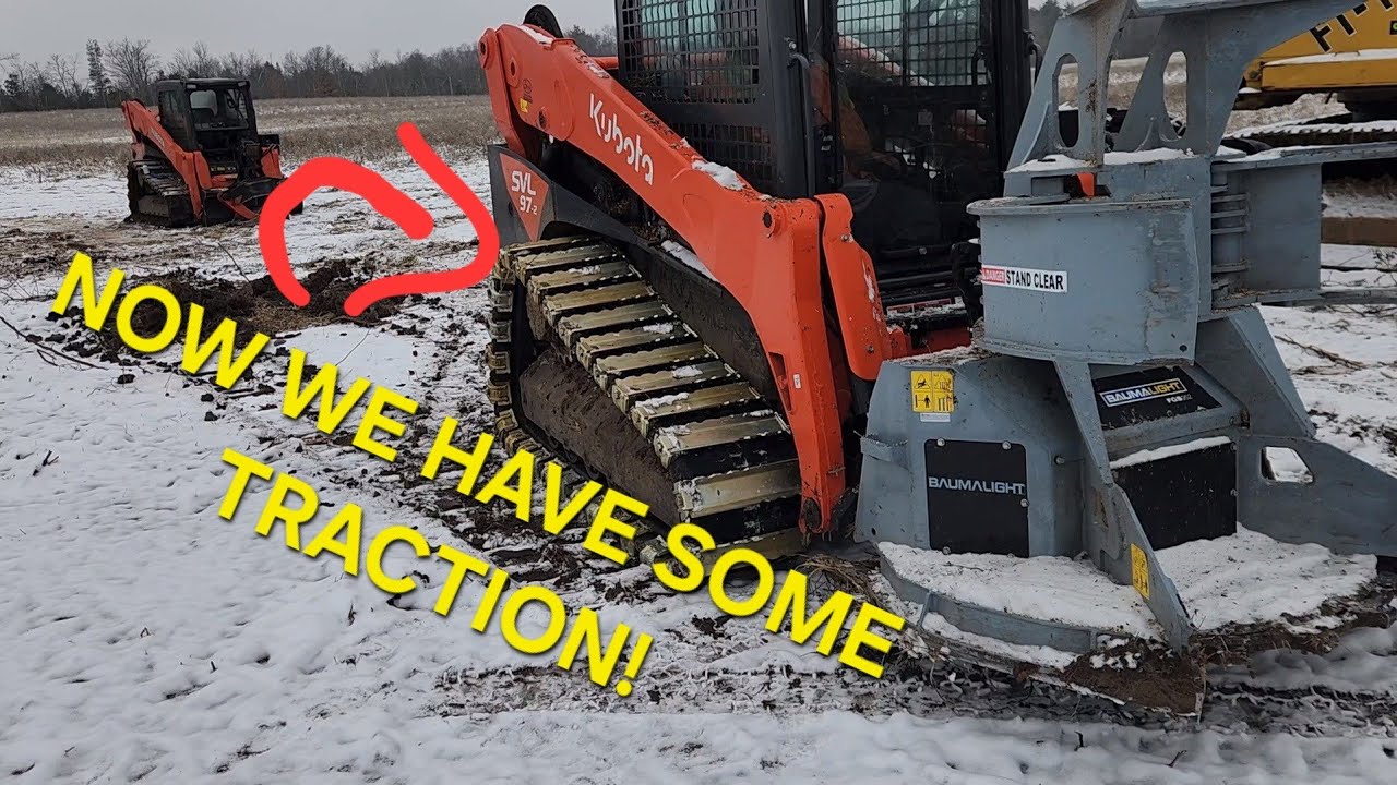 NEW SET OF PRO-LYNX TRACTION BARS FOR THE KUBOTA SVL97 - YouTube