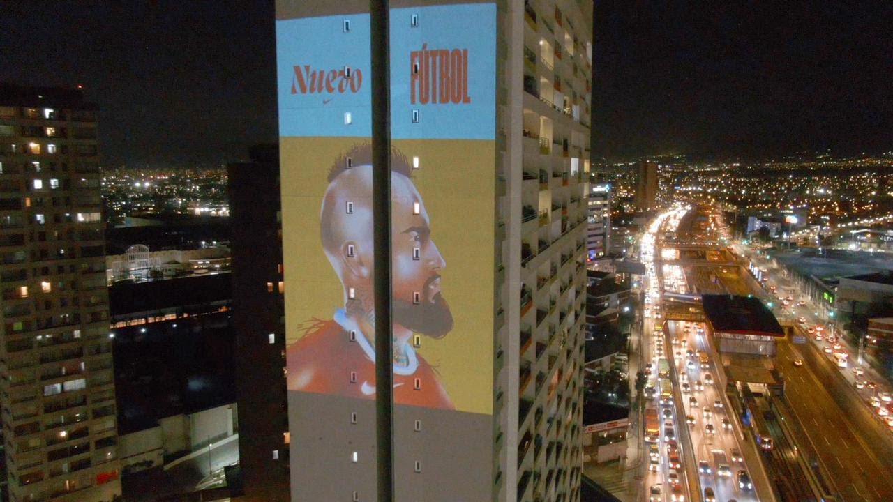 PROJECTION MAPPING DE NIKE EN LA FLORIDA VÍA GLOBAL - YouTube