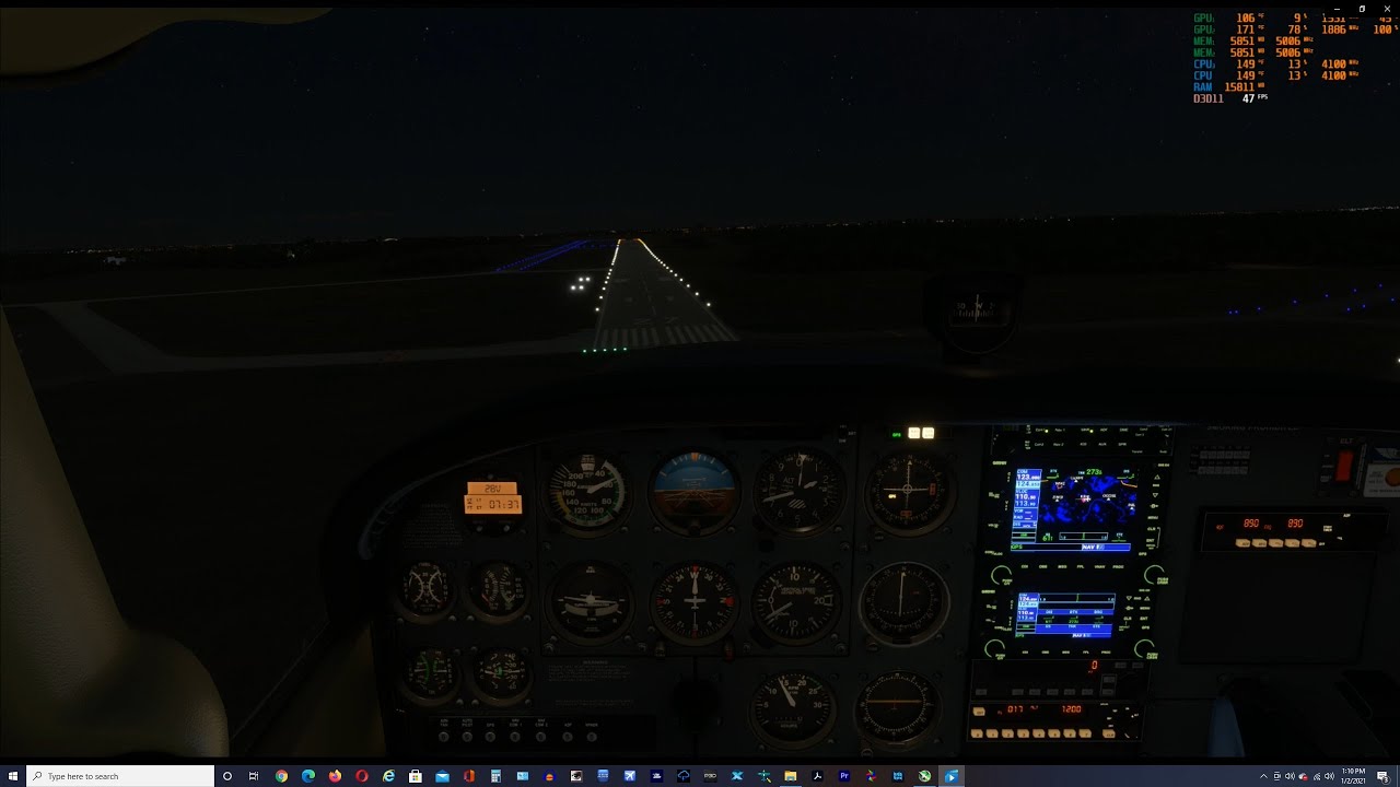 1st Use of the MFG Crosswind rudder pedals Rhinelander 10 09 2020 - YouTube
