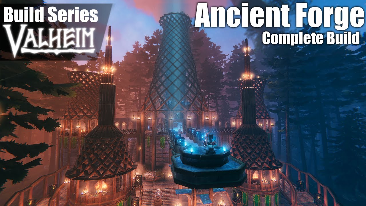 Valheim Build Series | EP 31 | Black Forest Forge - Complete Build ...