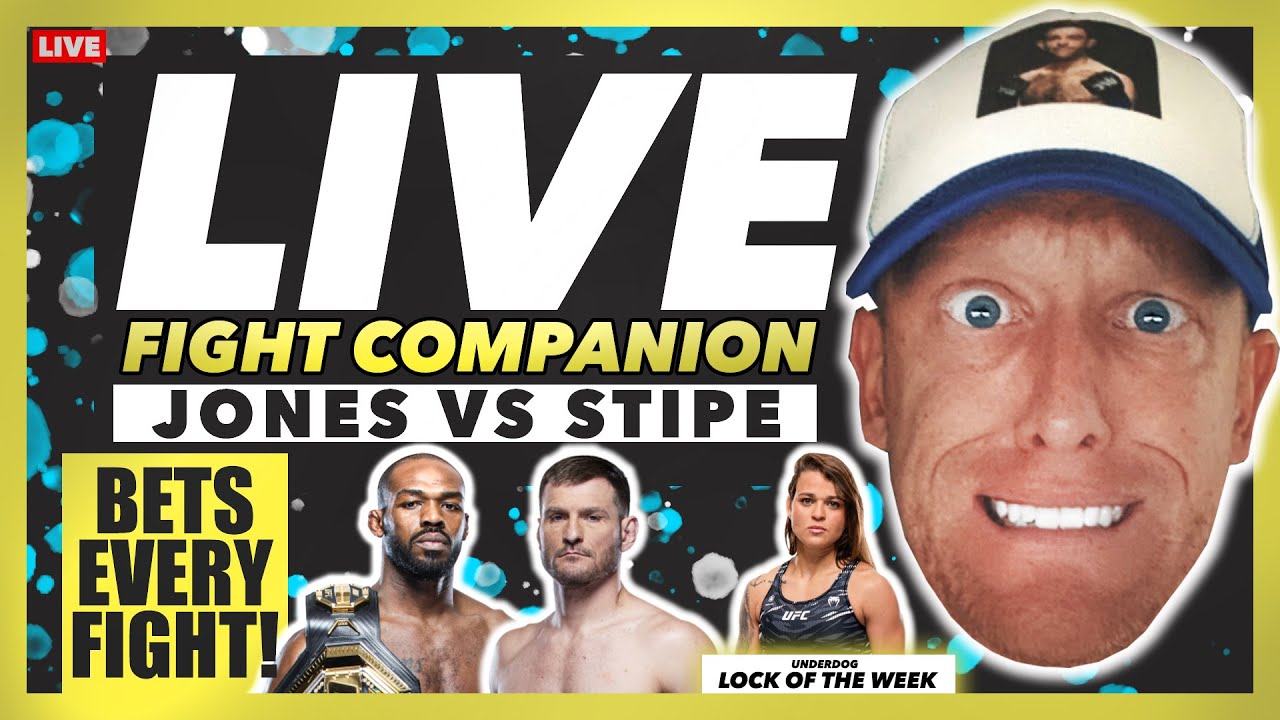 FIGHT COMPANION | UFC 309 | Jones vs Stipe | LIVE STREAM | #UFC309 ...
