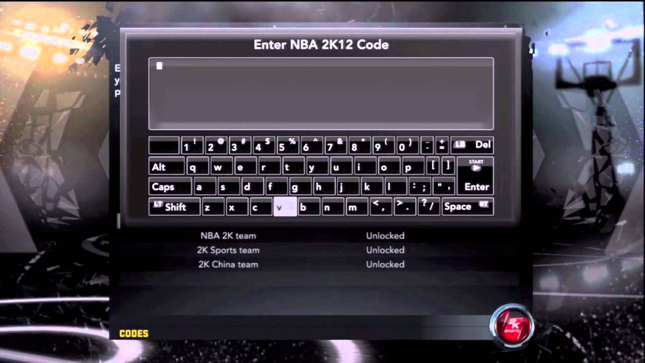 NBA 2K12 Cheat Codes & Unlockables - YouTube