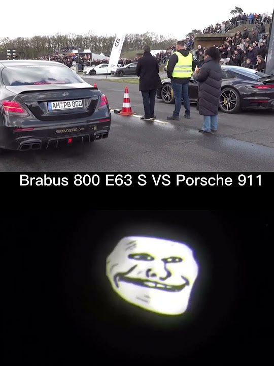 Brabus 800 E63 S VS Porsche 911 🗿 - YouTube