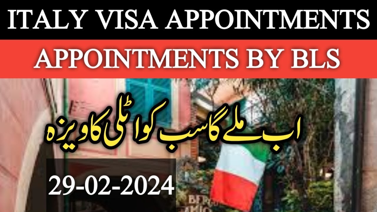 Italy visa appointments | Italy work visa application | Italy visa ...