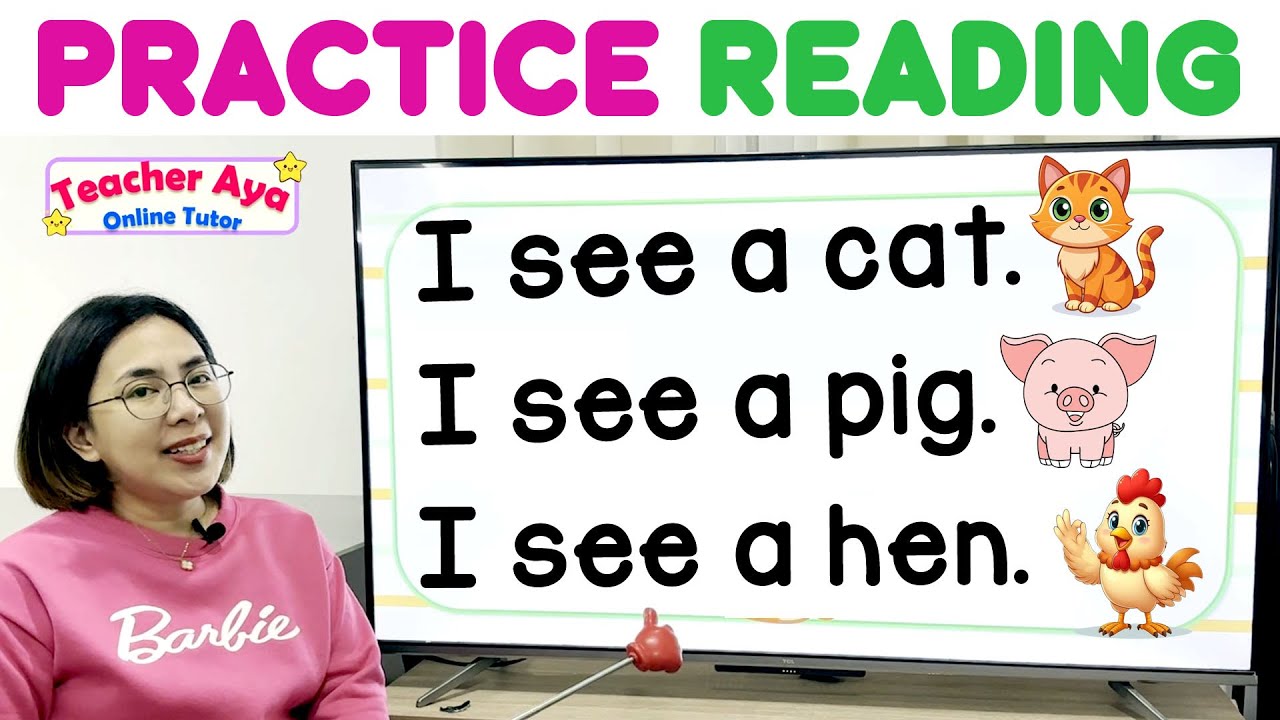 LEARN TO READ WITH TEACHER AYA | READING TUTORIAL FOR KINDER GRADE1 ...