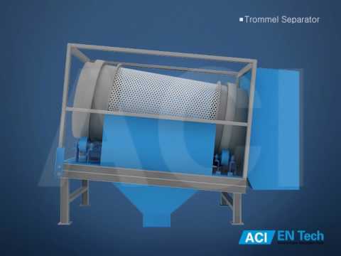 Trommel Separator from ACI / ACI 트롬멜 선별기 - YouTube