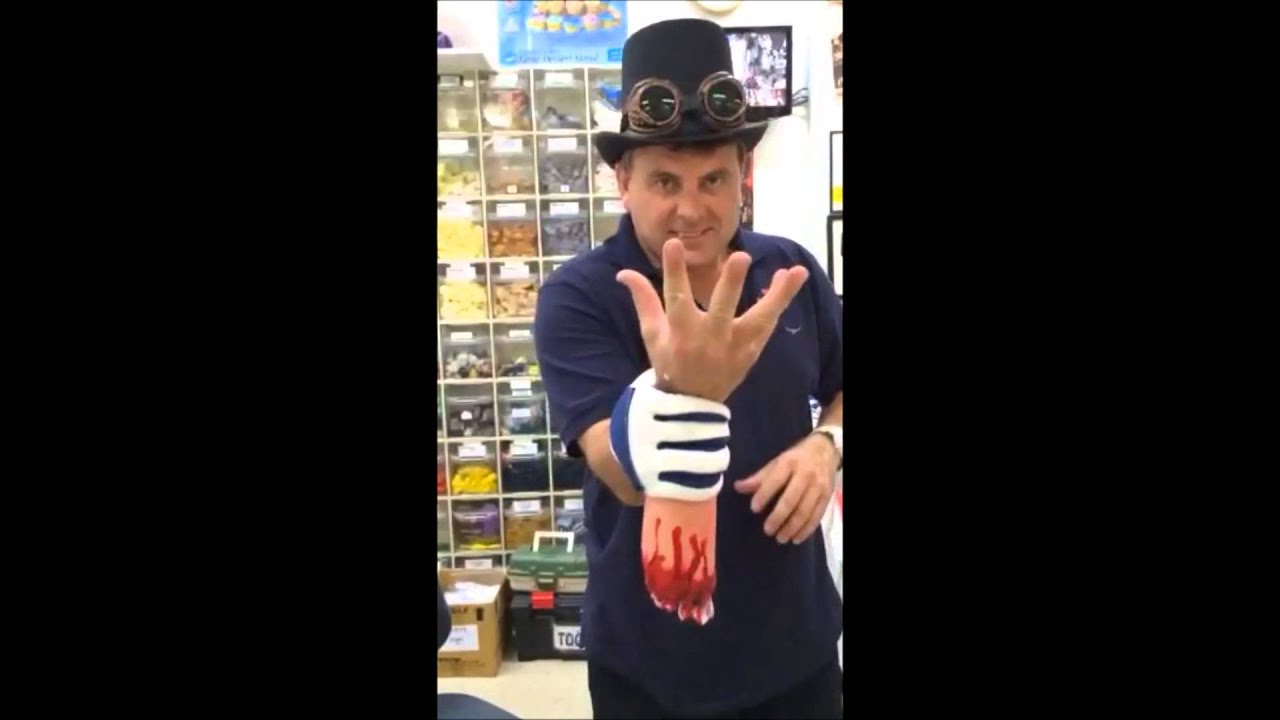 Rahat Magic Severed Hand party hut - YouTube