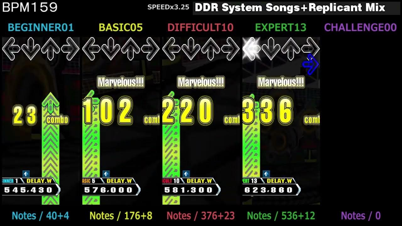 DDR / DDR System Songs+Replicant Mix - SINGLE (DanceDanceRevolution A3) - YouTube