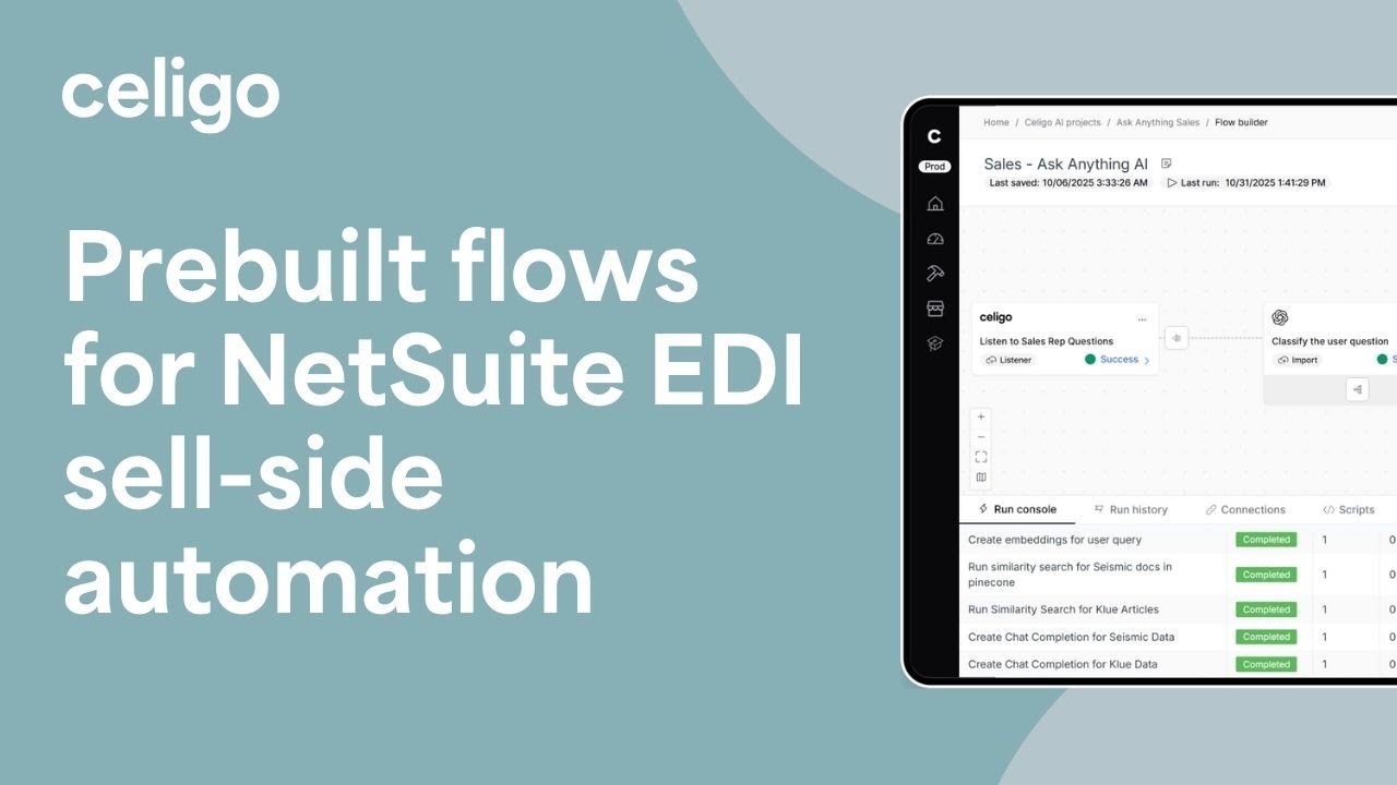 EDIFACT EDI Integration for NetSuite - YouTube