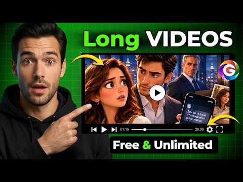 Make LONG AI Videos for FREE (Text-to-Video) | Consistent Character + Voice