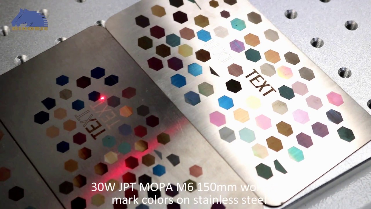 DIHORSE MOPA JPT with Great Color Ability for Stainless steel color ...