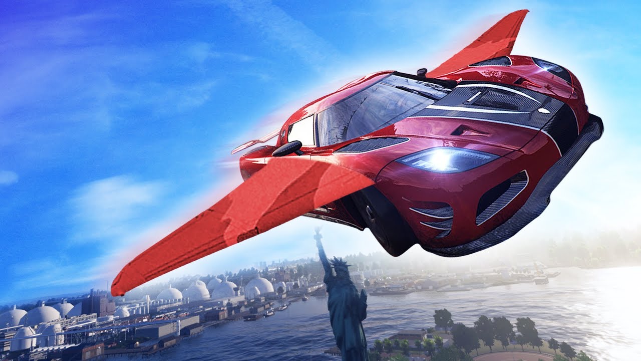 FLYING SUPERCAR RACING! (Crew 2) - YouTube